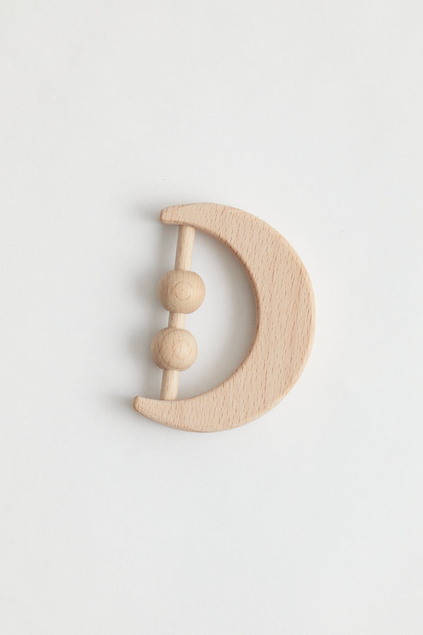 Beech Wood Baby Rattle - birdieandme